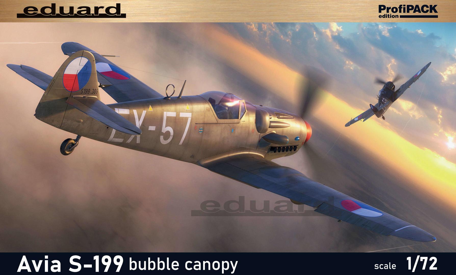 Eduard Kits 1:72 Scale Avia S-199 Bubble Canopy – CJM Hobbies