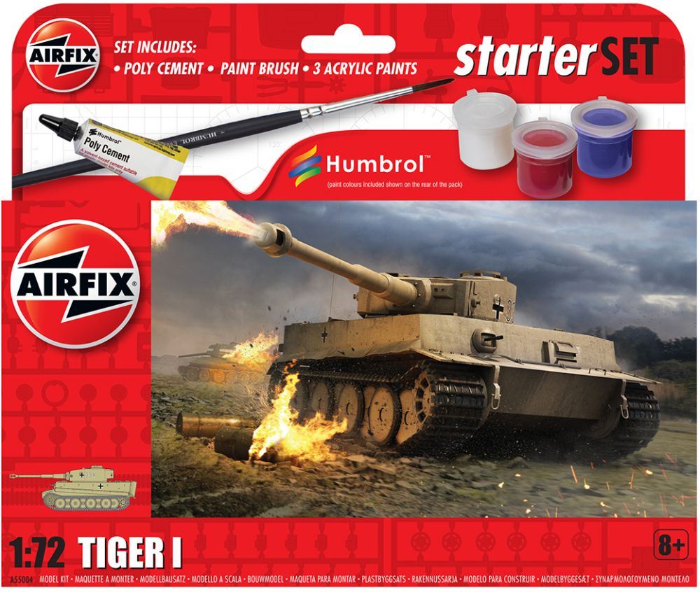 Airfix 1:72 Scale Tiger 1 Starter Set – CJM Hobbies