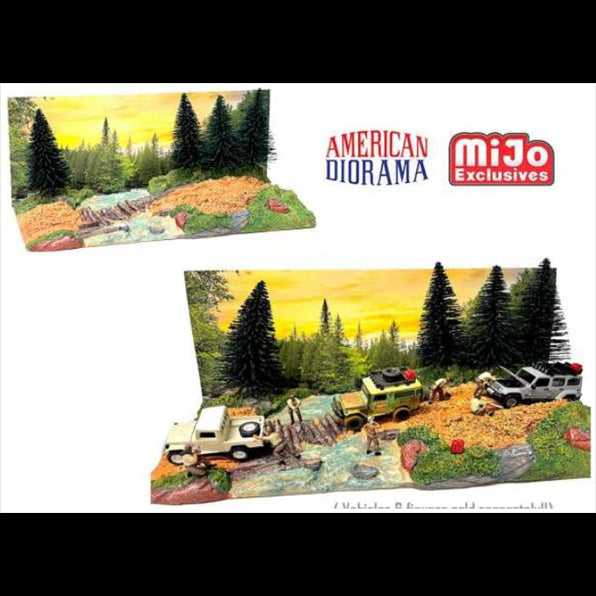 American Diorama 1:64 Scale Overland Off Road Diorama – CJM Hobbies