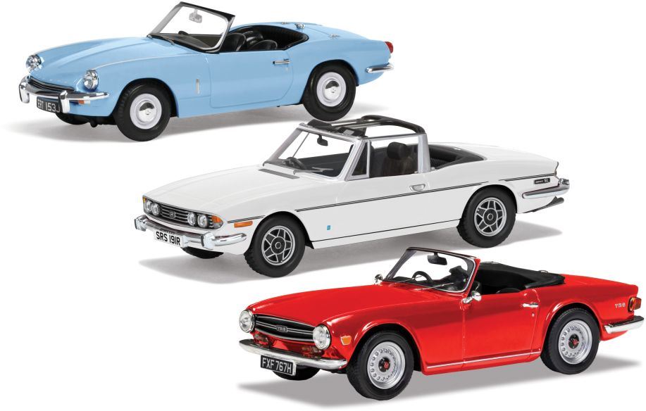 Corgi 1:43 Scale Triumph Topless Collection – CJM Hobbies