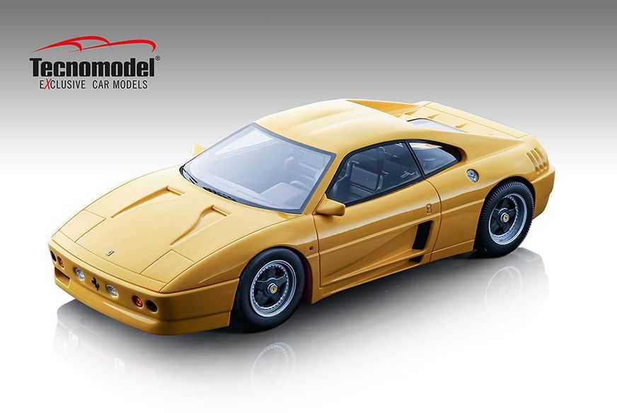 Tecnomodel 1:18 Scale Ferrari 348 Zagato 1991 Yellow Modena (Limited E – CJM Hobbies