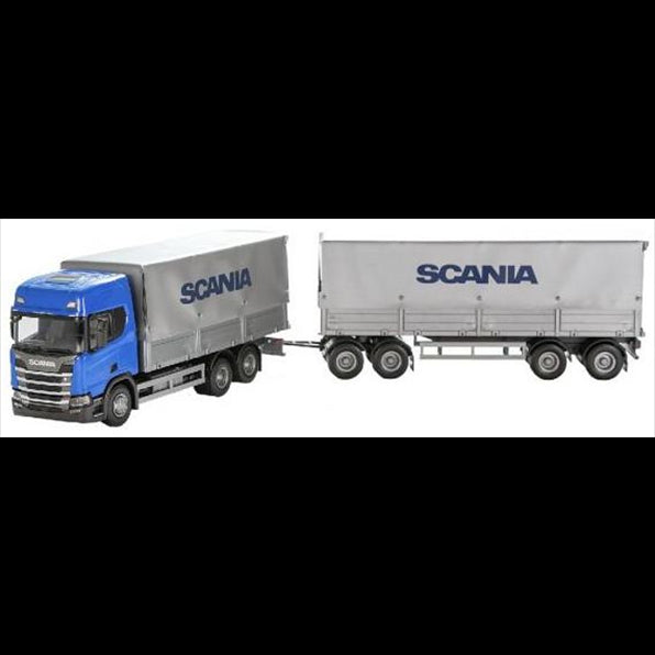 Emek 1:25 Scale Scania R500 Drawbar Truck and Trailer Blue – CJM Hobbies